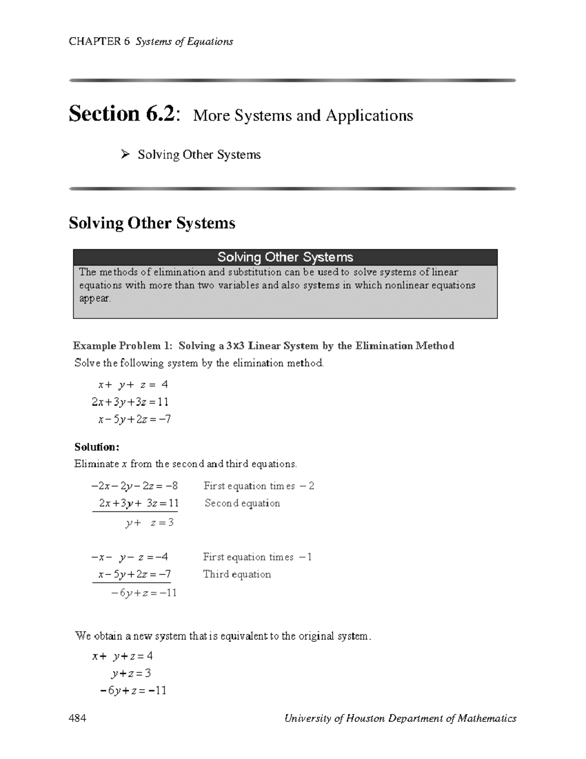 More Systems and Applications, section 2 of chapter 6 - CHAPTER 6 ...