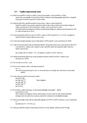 Fizika - skripta za usmeni - 2021. Skripta iz Fizike po ispitnim pitanjima Skripta je pisana po ...