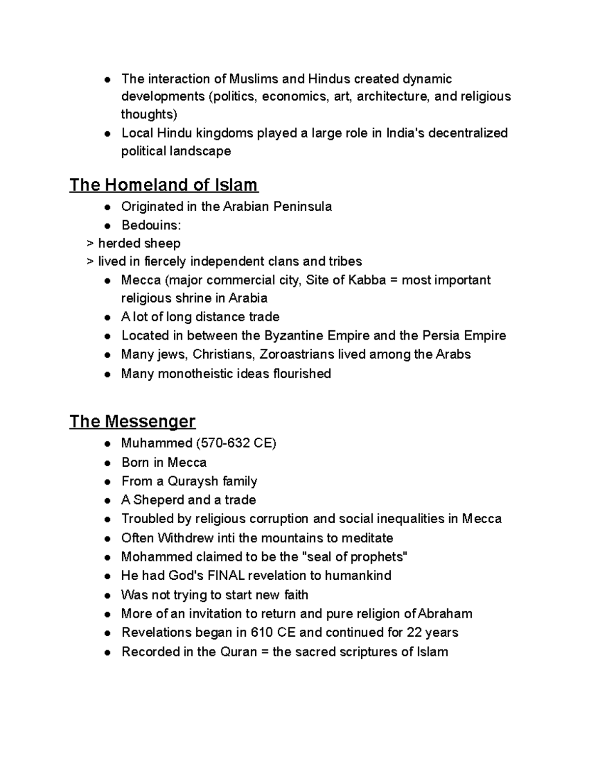 Developments in South and Southeast Asia - The interaction of Muslims ...
