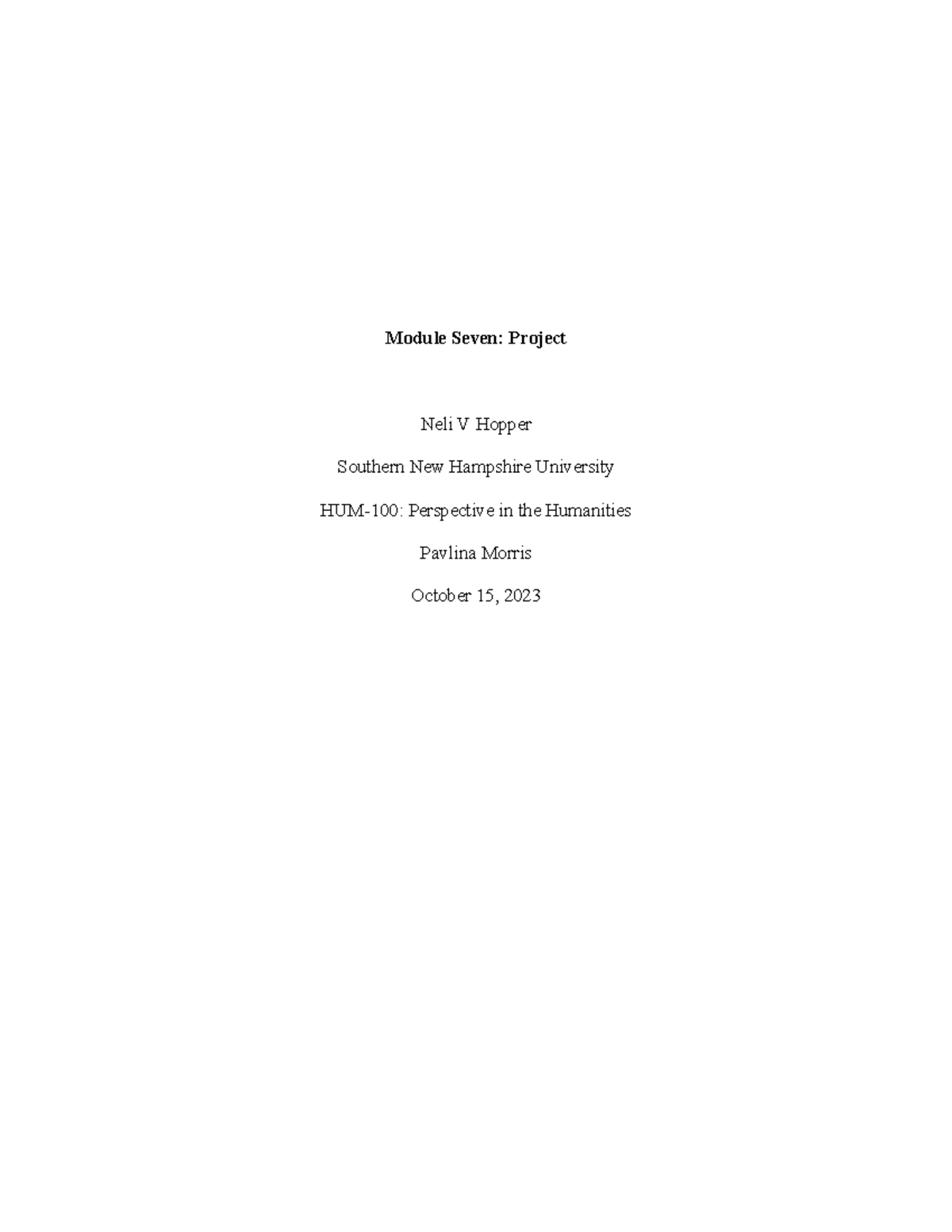 Module Seven - Monument description project - Module Seven: Project ...