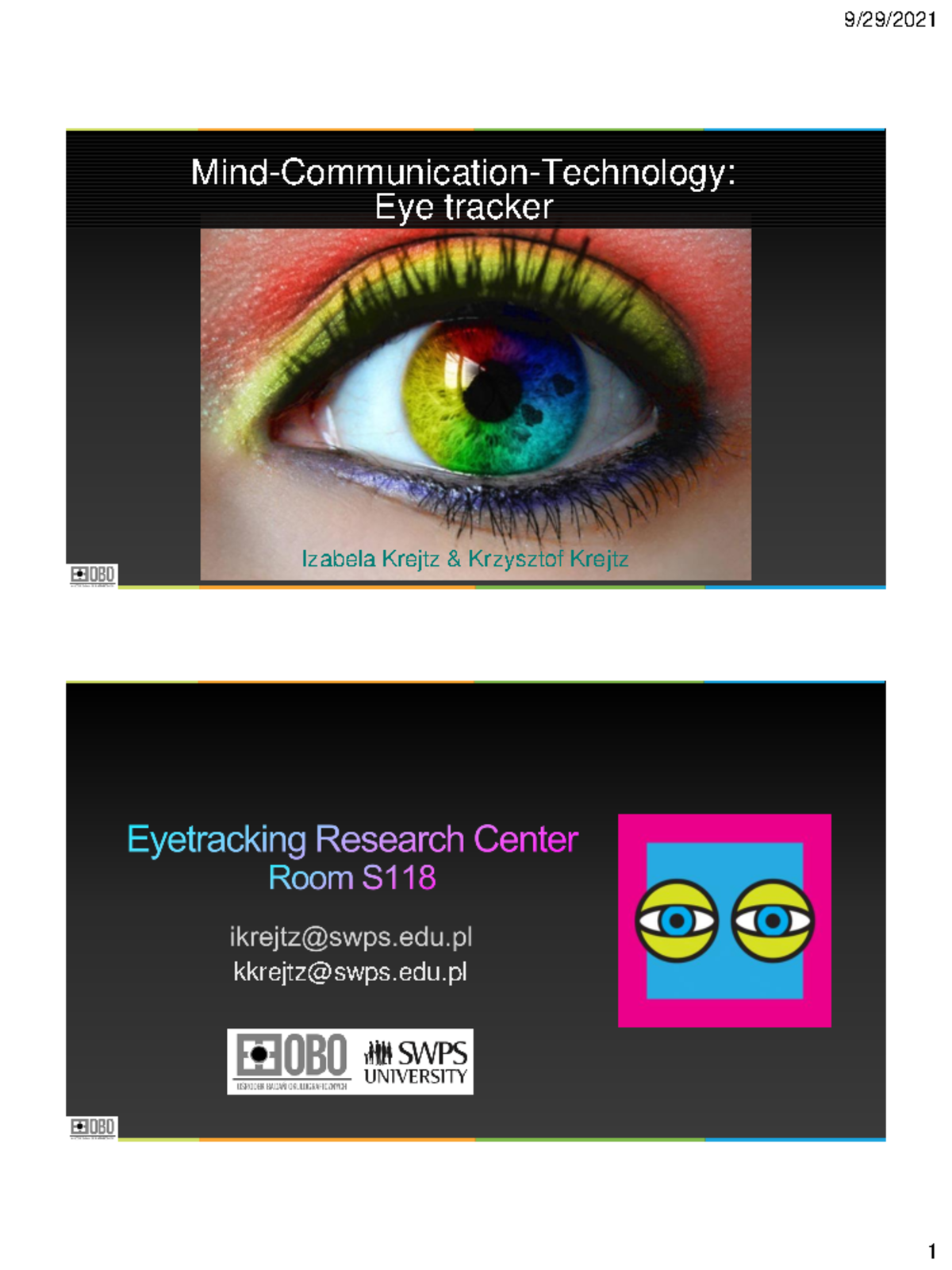 01et eye-slides - Lecture presentation - Mind-Communication-Technology ...