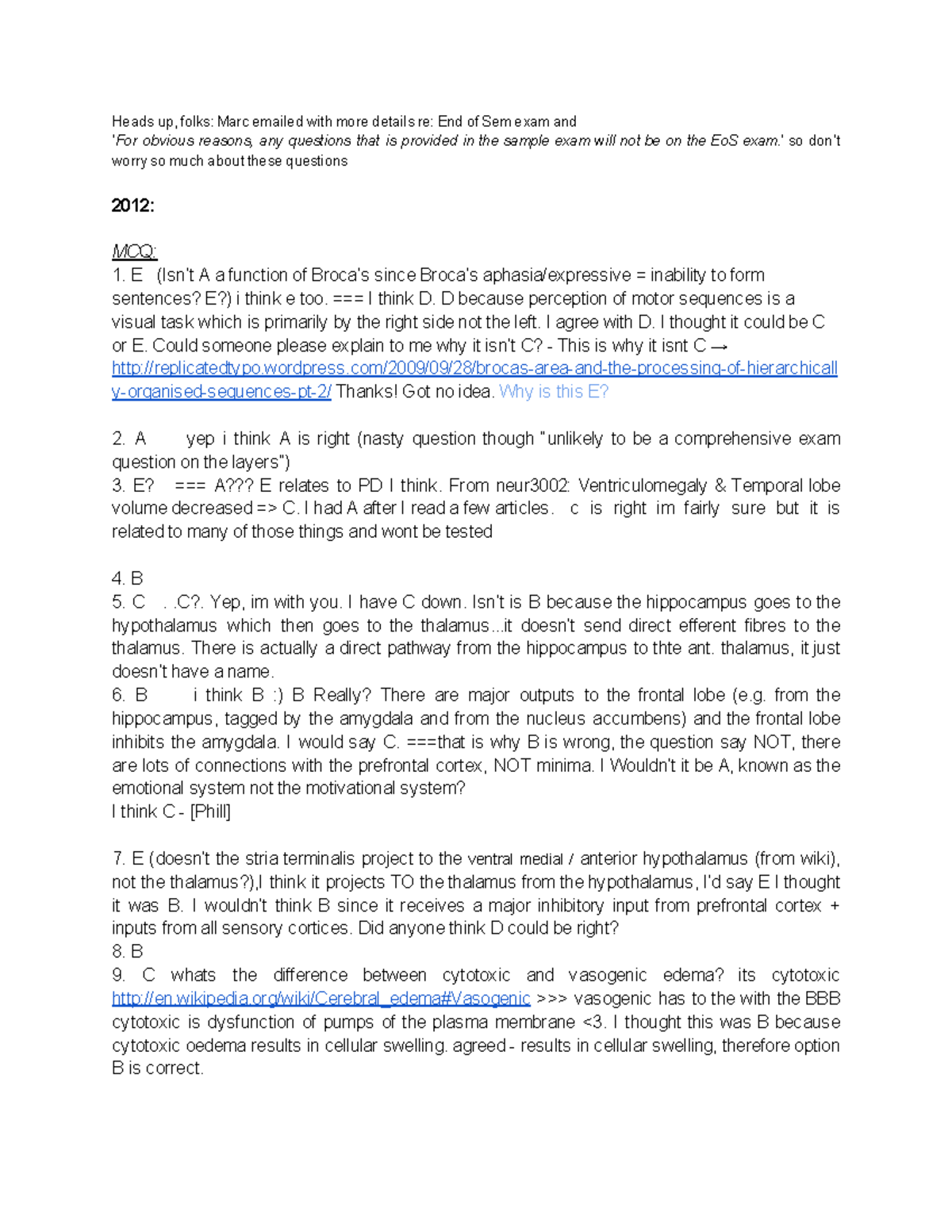 Exam 2014, Questions and answers - Past exams with answers rn - - Studocu