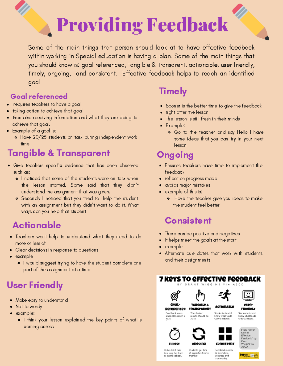 Providing Feedback assignment - Providing Feedback Some of the main ...