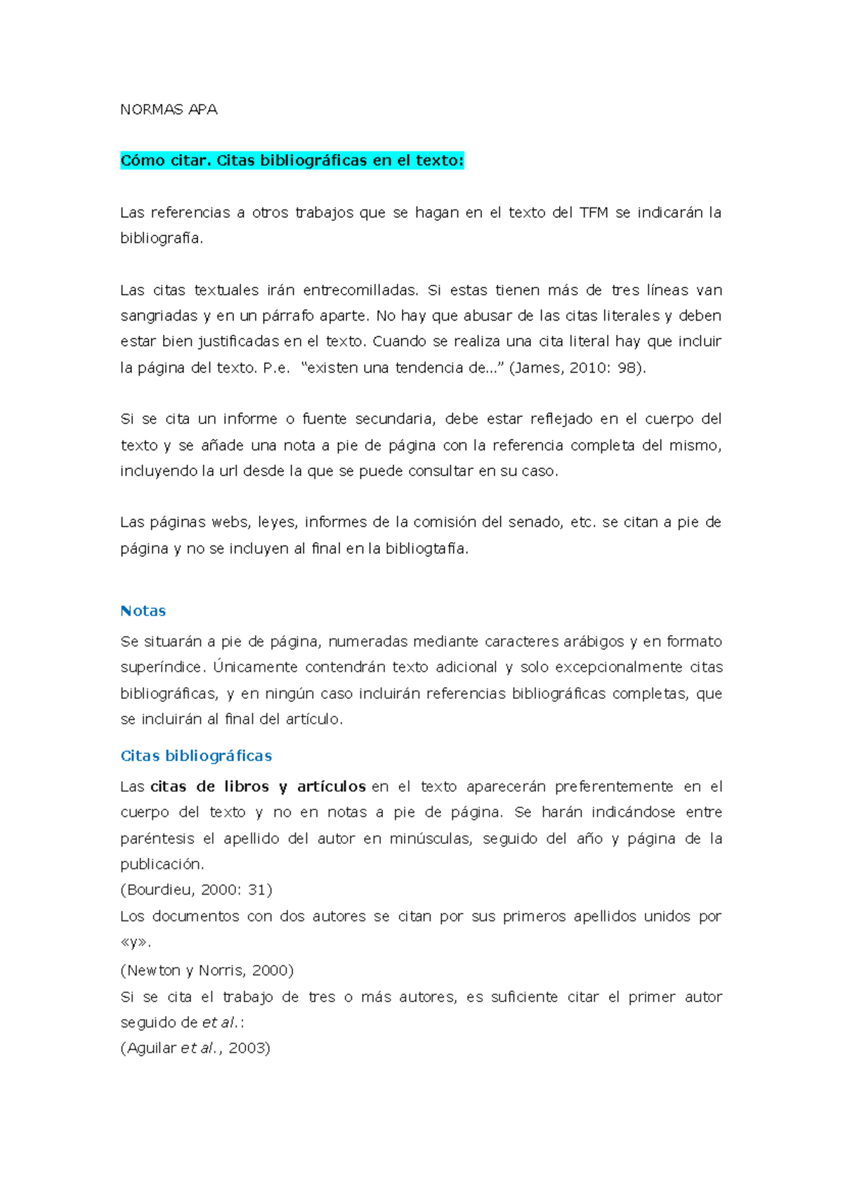 Cómo citar Normas APA - NORMAS APA Cómo citar. Citas bibliográficas en ...