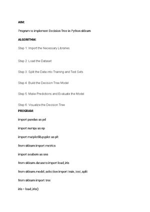 DAA ELAB - lab answer for students - DAA SEARCHING LVL- Vinoth's Model practical - Studocu