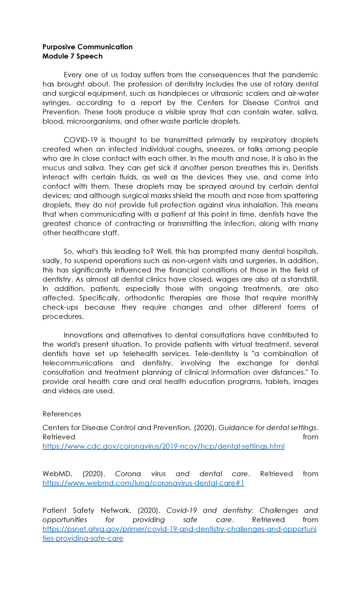 Module 7 Activity - Lecture notes 7 - Purposive Communication Module 7 ...