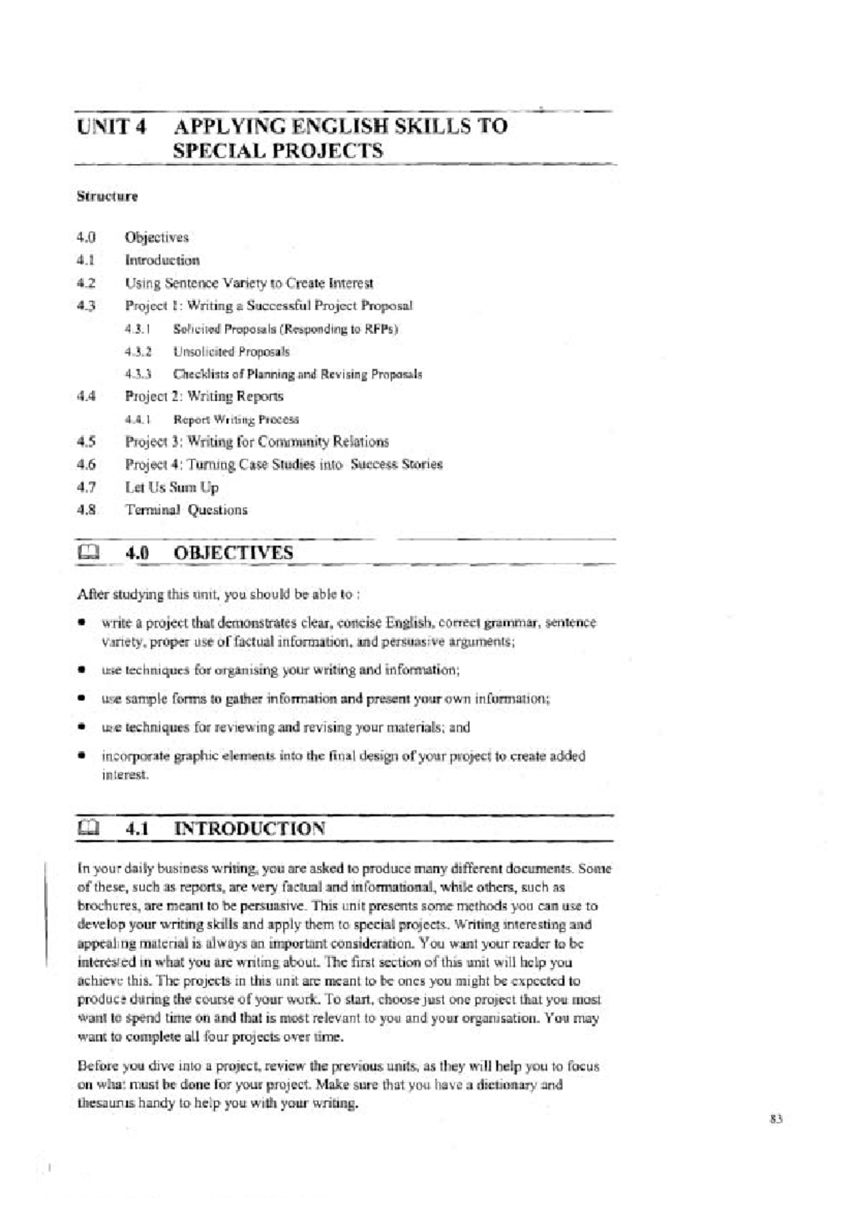 Unit-4 - Lecture notes - Communication Skills for Business Q 4 USING ...