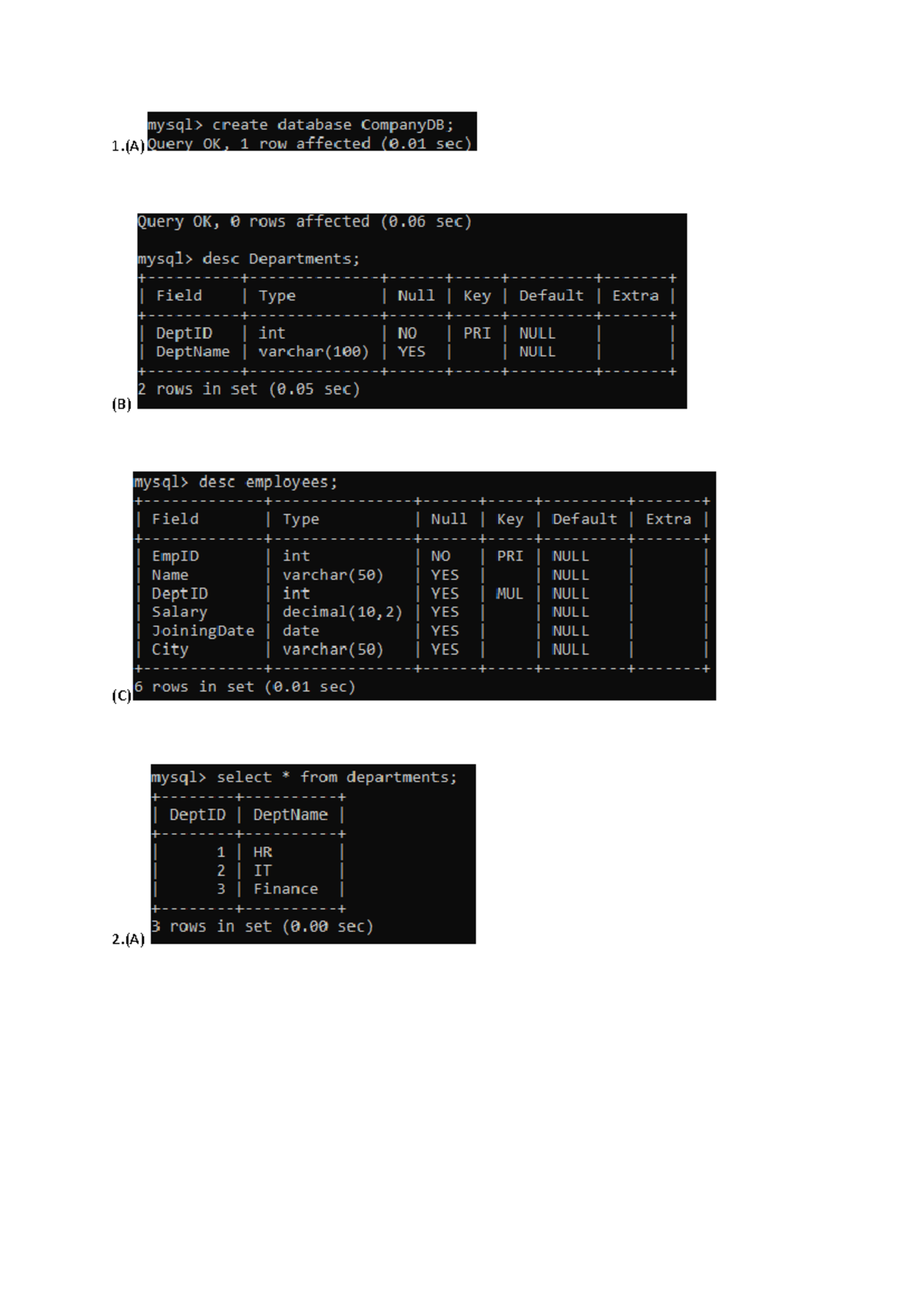 DBMS Output - Hello - Physics SL - 1.(A) (B) (C) 2.(A) (B) 3.(A) (B) (C ...
