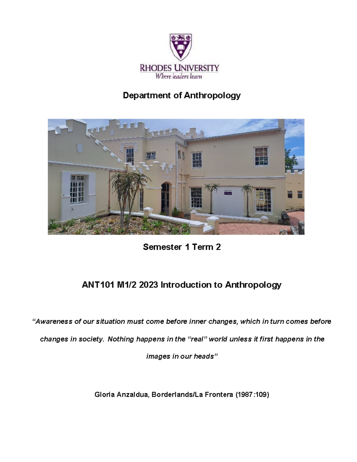 ANT101 202 Introduction to Anthropology Term 2i - Department of ...
