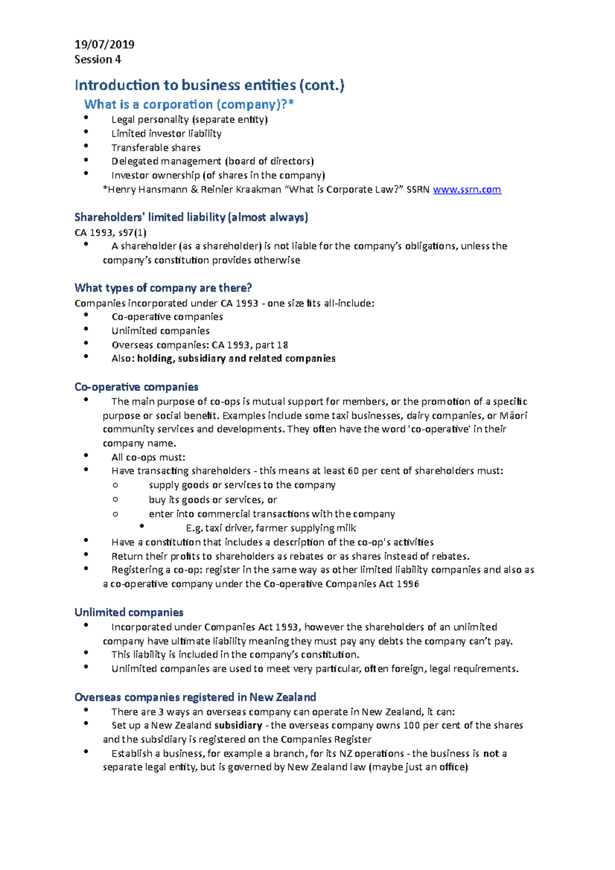 Session 4 Introduction-to-business-entities.docx - Session 4 ...