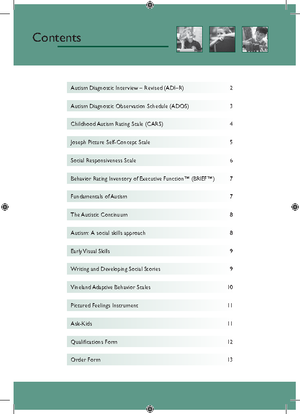 Autism Diagnostic Interview Revised ADI - O R I G I N A L P A P E R ...