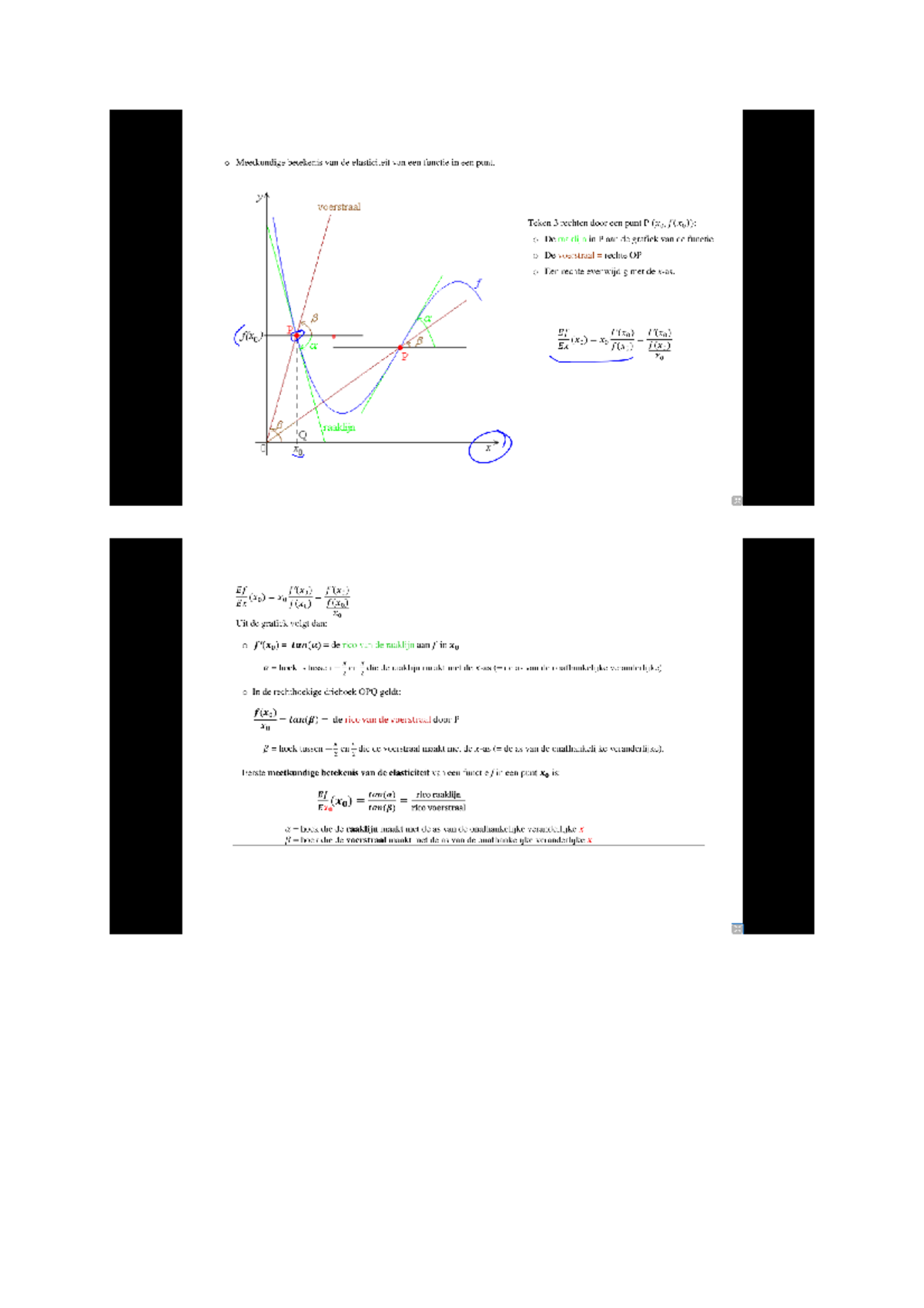 Elasticiteit uitgelegd monitraat - Wiskunde I(A) - UGent - Studocu