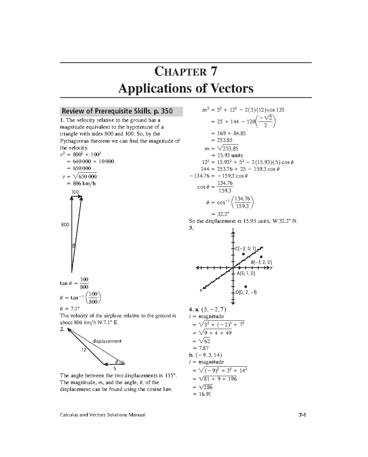 Mcv4u ch 7 nelson solutions - Review of Prerequisite Skills, p. 350 The ...
