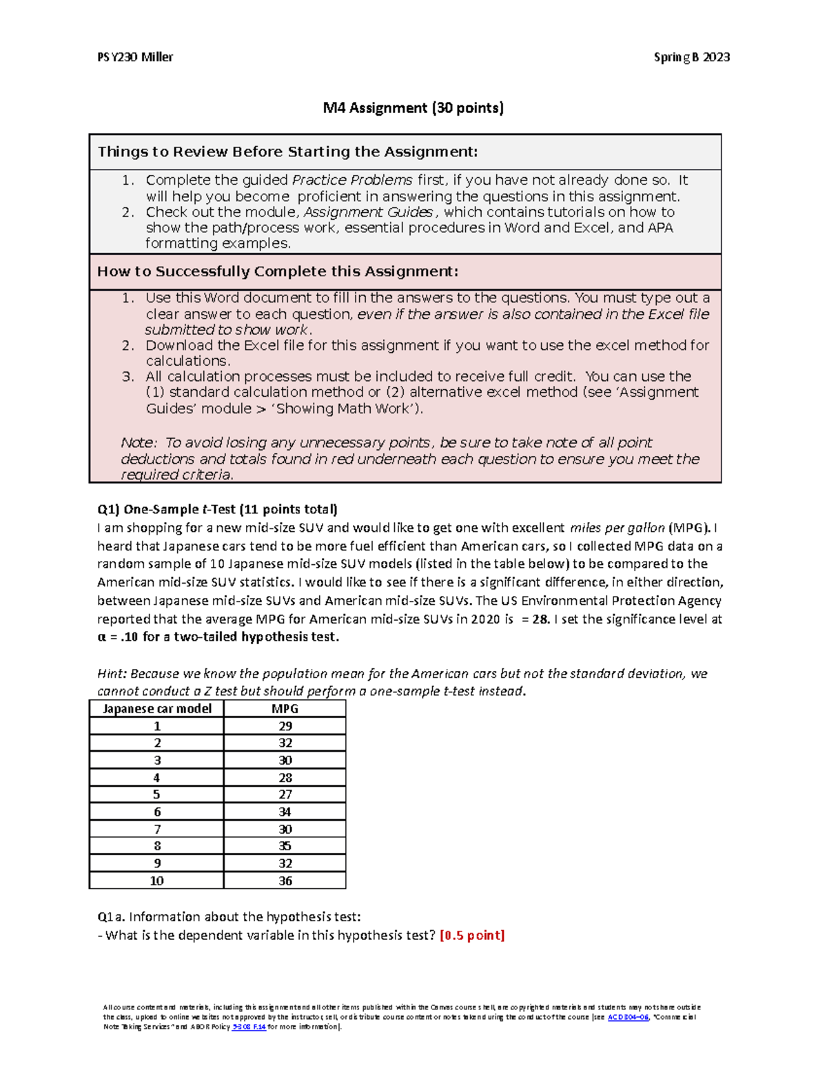 PSY230-M4-Assignment-Spring B 2023 - Copy - M4 Assignment (30 points ...
