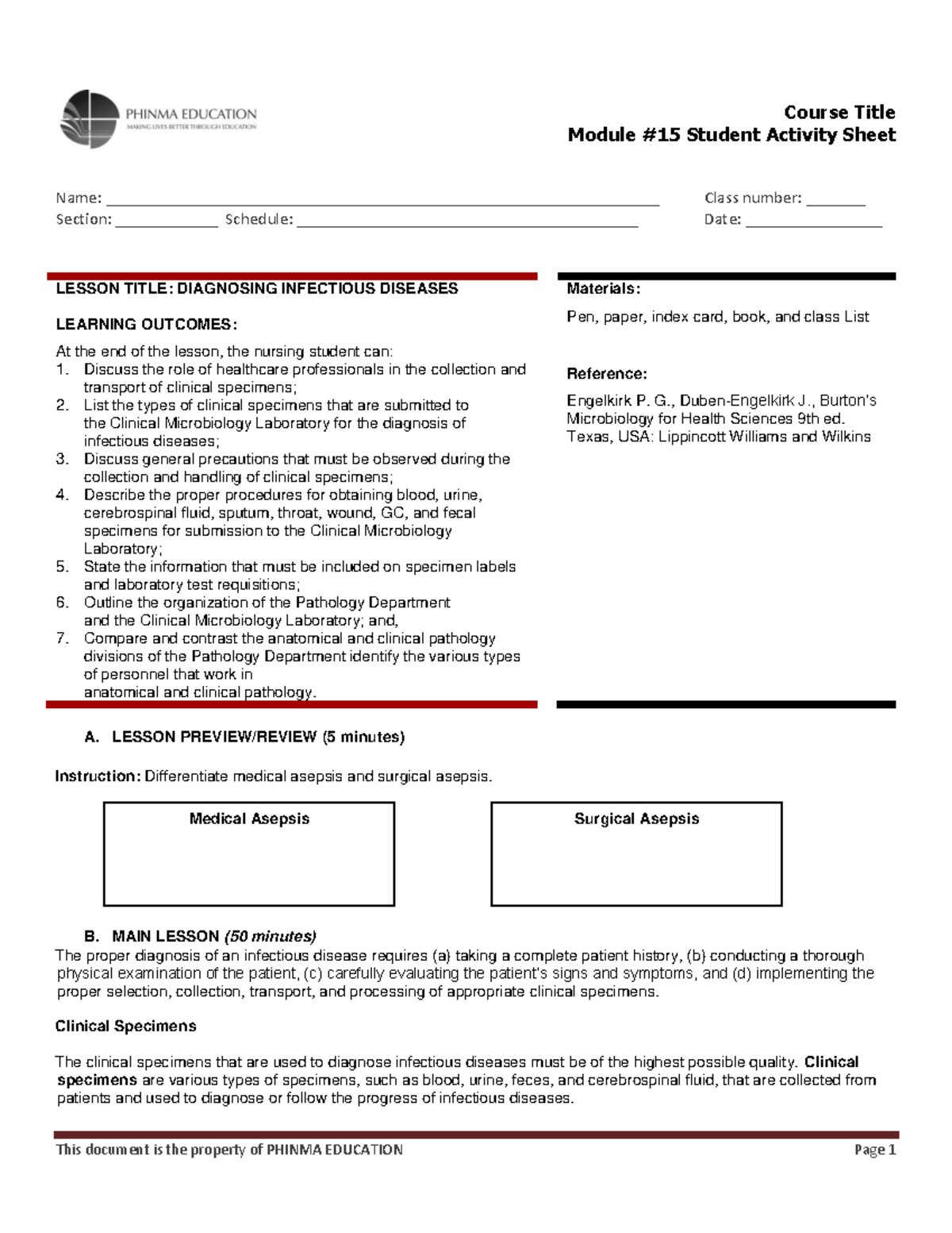 HES032 Lec Session #15 SAS - Module #15 Student Activity Sheet Name: - Studocu