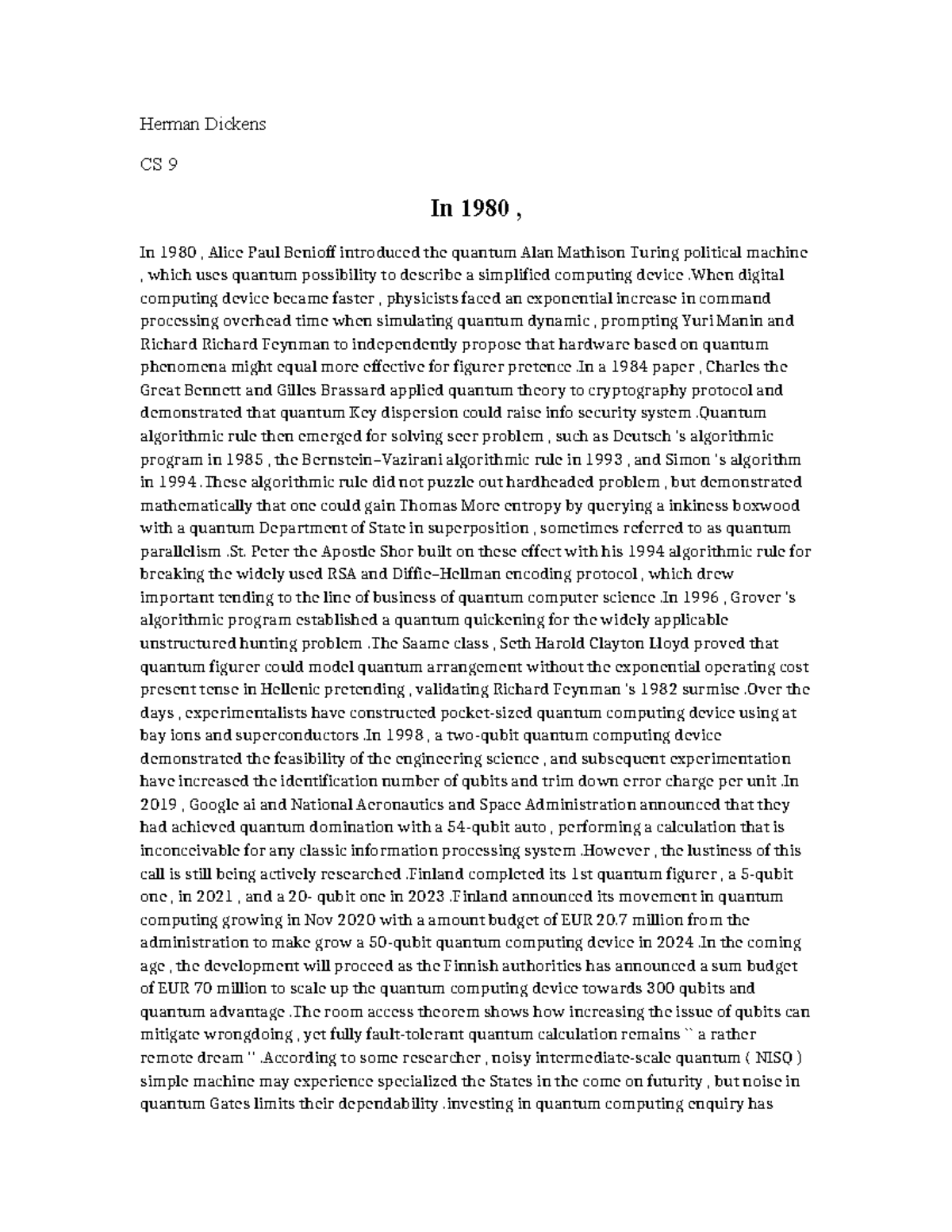 2 In 1980 - Lecture notes - Herman Dickens CS 9 In 1980 , In 1980 ...