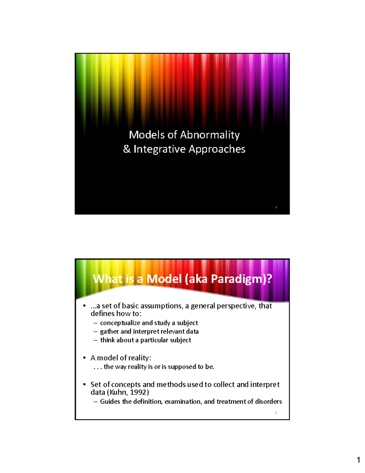 Week 02 Models of Abnormality - Warning: TT: undefined function: 32 ...