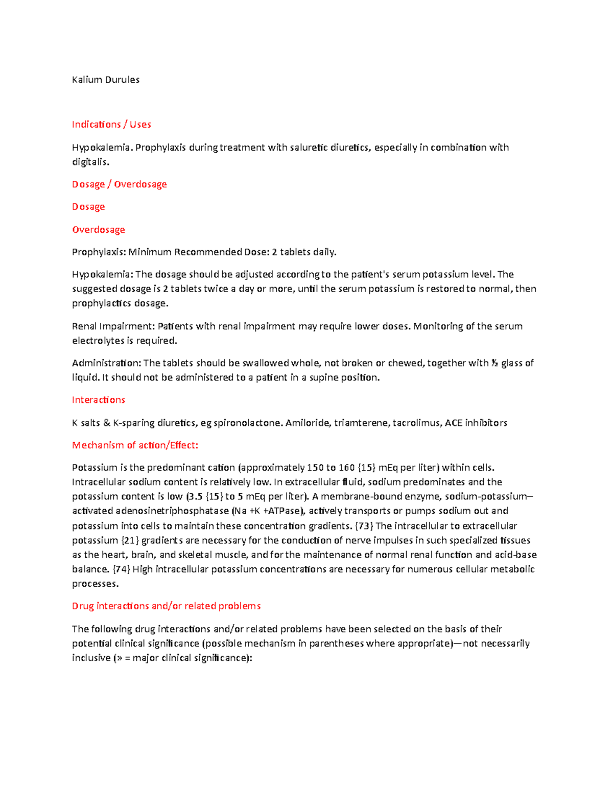 Kalium-Durules - A helpful guide for Kalium durules. - Kalium Durules ...