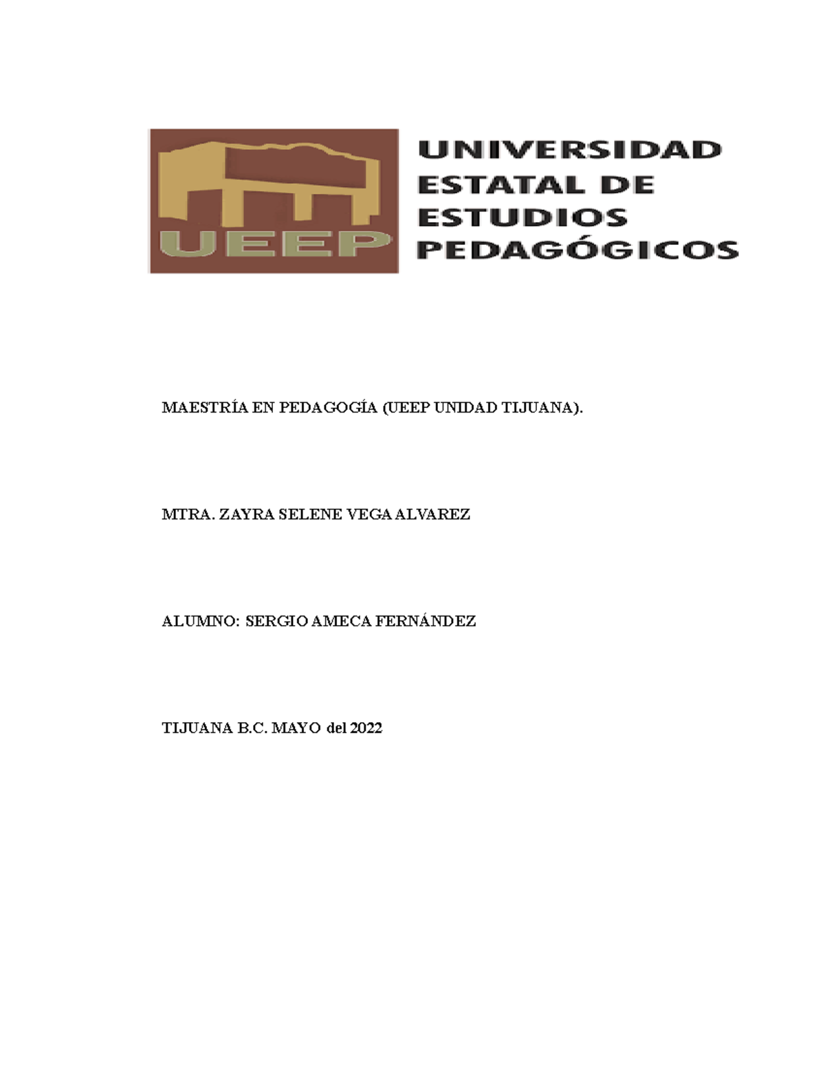 LA Sociología DE LA Educación - MAESTRÍA EN PEDAGOGÍA (UEEP UNIDAD ...