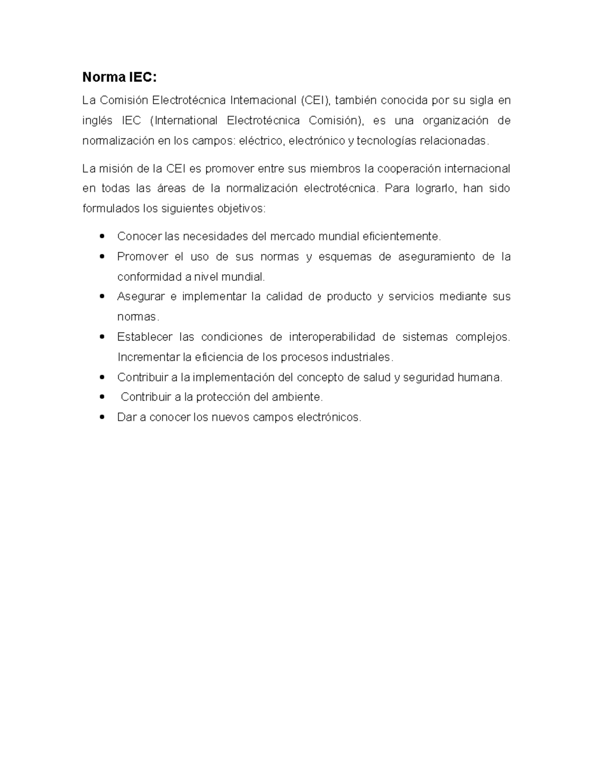 Normas IEC Y ANSI - ... - Norma IEC: La Comisión Electrotécnica ...