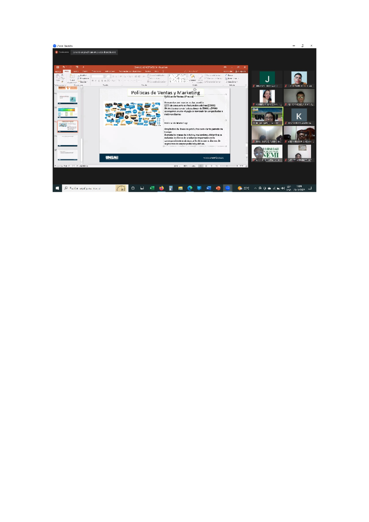 Administración Estrategica - X Zoom Reunion Grabando Sonido original ...