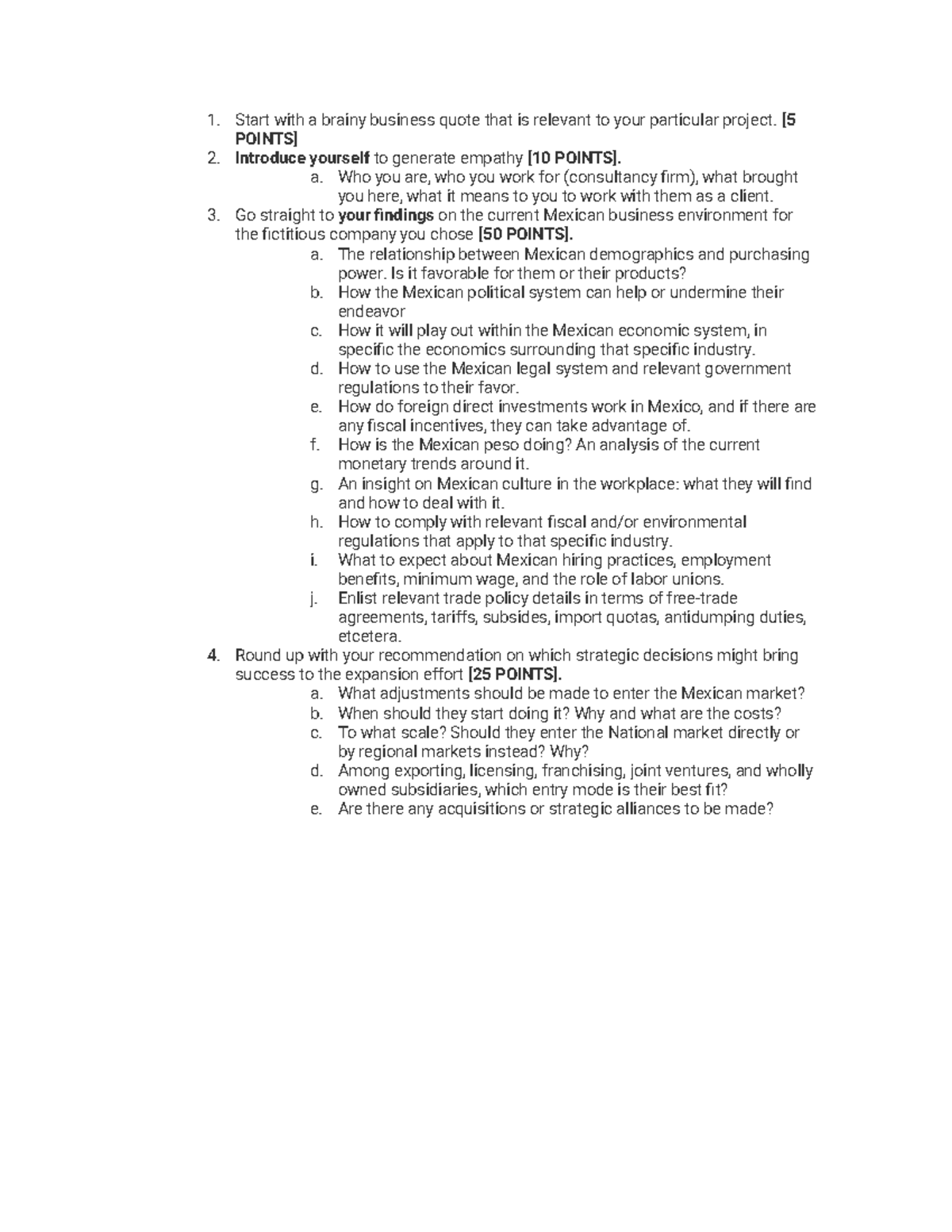 Start with a brainy business quote that is relevant to your particular ...