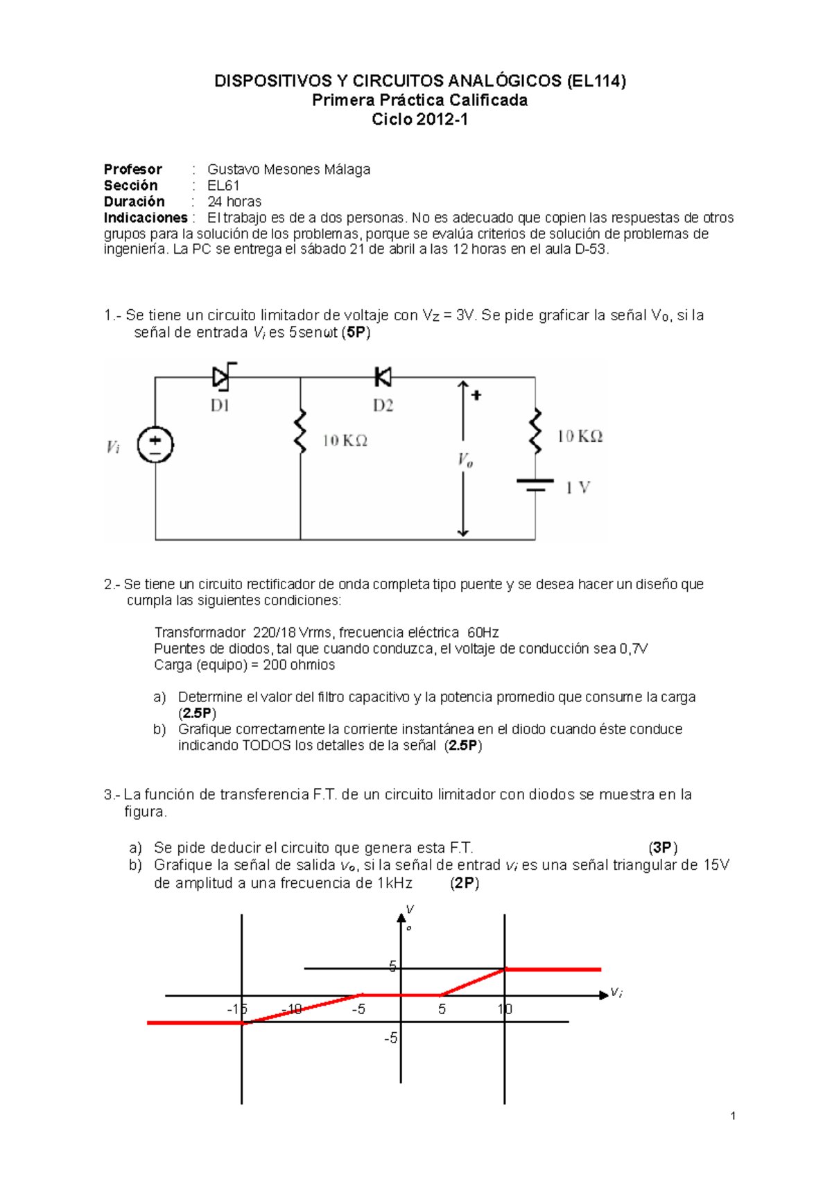1PC 2012-1 Analógicos EL61 - DISPOSITIVOS Y CIRCUITOS ANALÓGICOS (EL114 ...