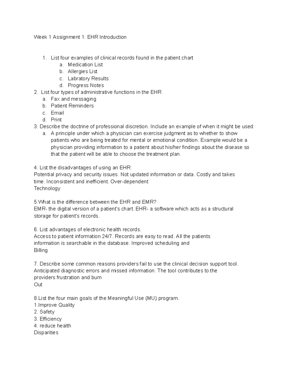 1Week 1 Assignment 1 EHR Introduction (1)-4 - Week 1 Assignment 1: EHR ...