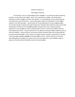 Coaching Philosophy - final paper - HP 470-01 Coaching Philosophy I ...
