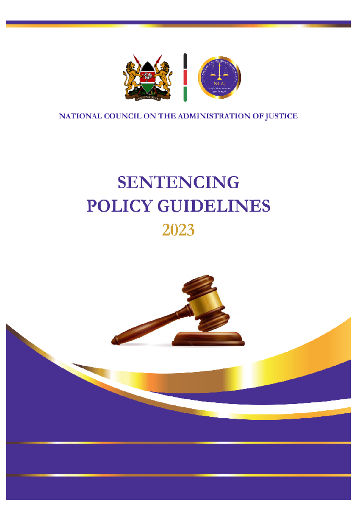 Updated Sentencing Policy Guidelines 2023 - To ensure a coordinated and ...