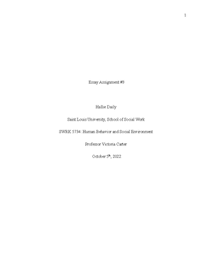 SWRK 5734 Assignment #5-2 - Describe the essential elements of recovery ...