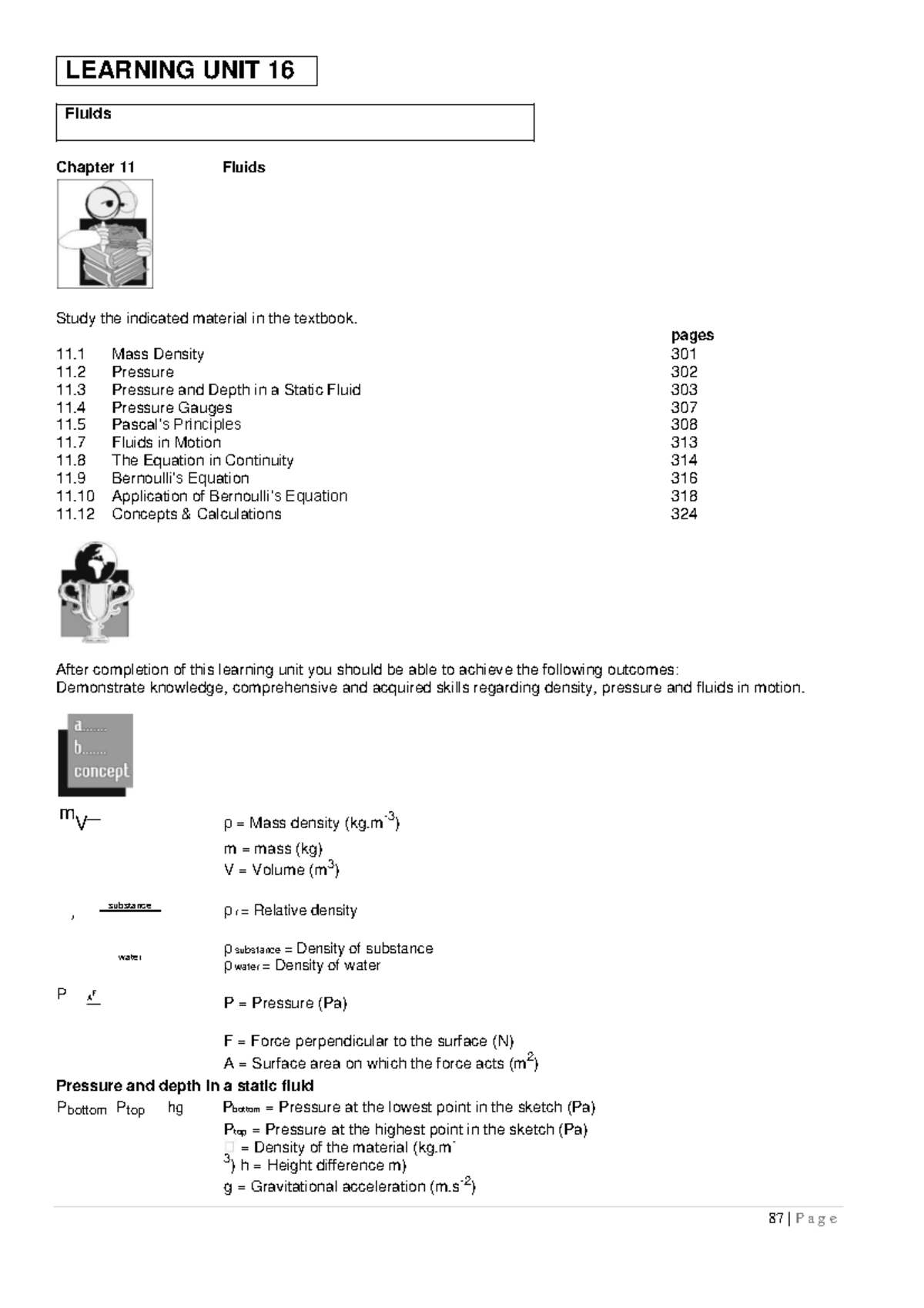 Learning Unit 16 Warning Tt Undefined Function 22 Learning Unit 16 Fluids Chapter 11 Fluids