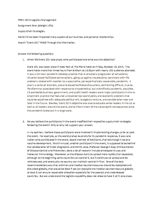 Reflections Assignments #1 - Reflection ECON-1019 Contemporary Issues ...