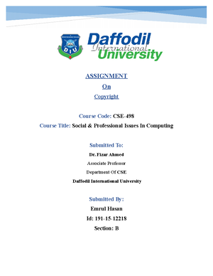 Project Proposal - fgdgf - Project Proposal Report Course Code: CSE ...