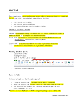 FBAS Chapter 8 - FBAS - Fundamentals of Business Analytics with spreadsheets - CHAPTER 8 ...
