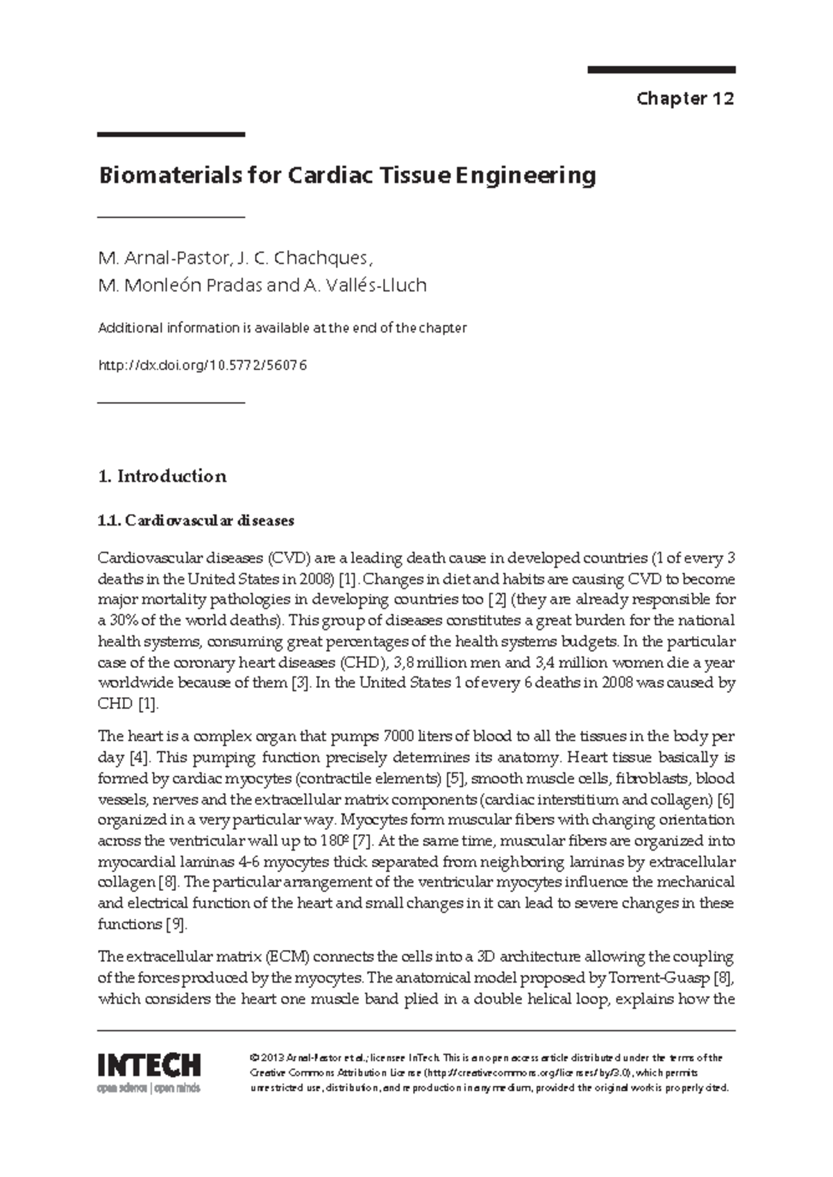 In Tech-Biomaterials for cardiac tissue engineering - Chapter 12 Biomaterials for Cardiac Tissue ...