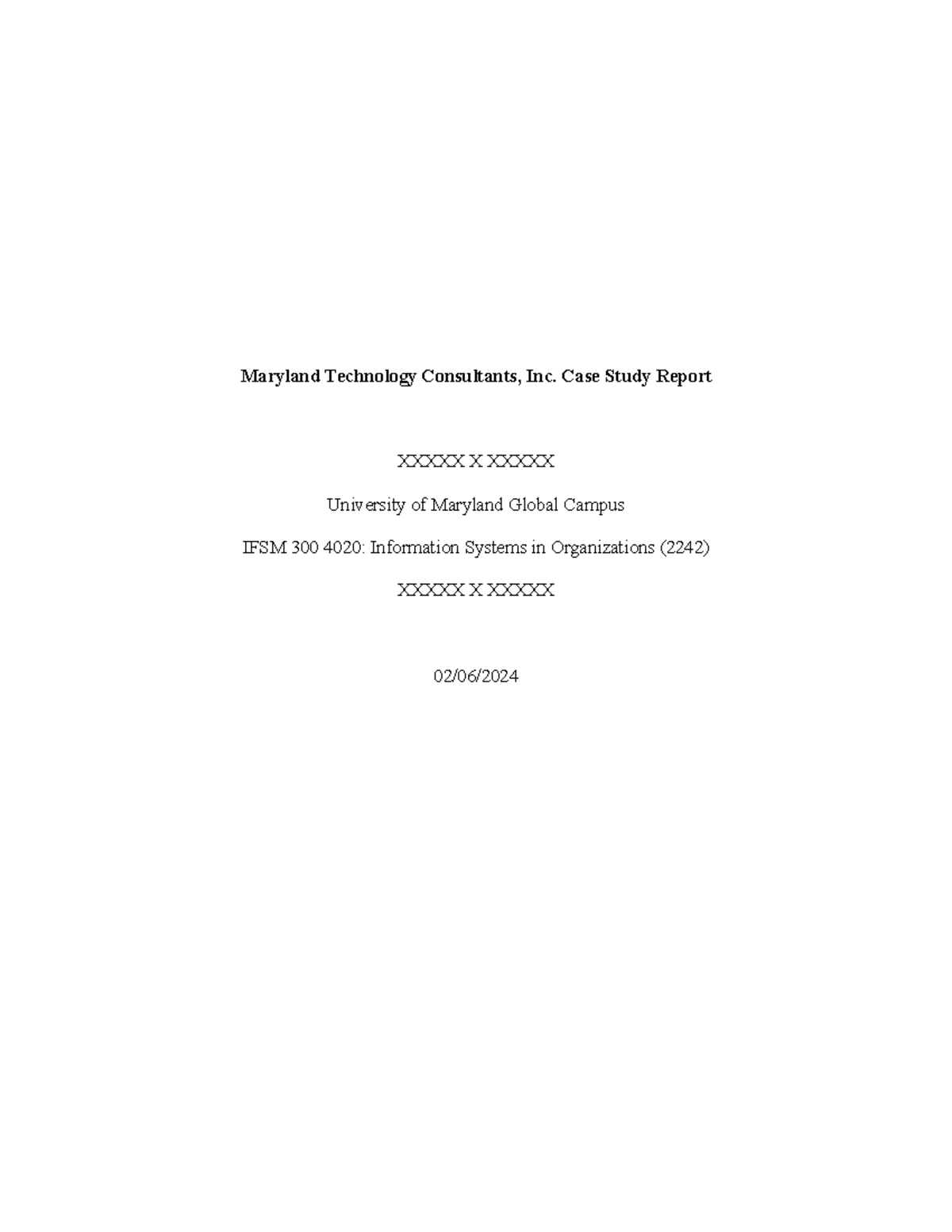 IFSM 300 Stage 2 - For this assignment, you will prepare the second ...