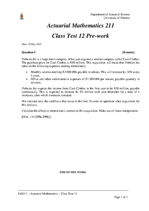 WTW264 Tutorial worksheet 1 (2024) - WTW264 Worksheet 1 (29 July - 2 ...
