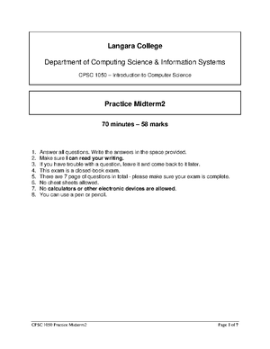 Lab 5 worksheet - Lab 5: Chapter 7, Problem Solving and Algorithms. Lab10_Manual, Searching for ...