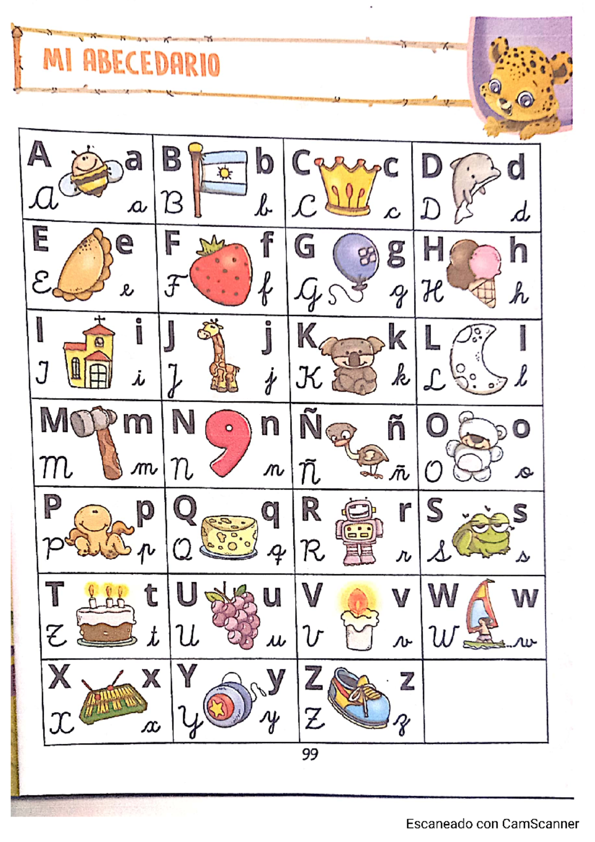 Abecedario 1° A - Lengua - MI ABECEDARIO A a B b a Carro D d a a B b C ...