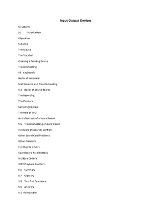 Computer Memory - Computer Memory Structure: 6 Introduction Objectives ...