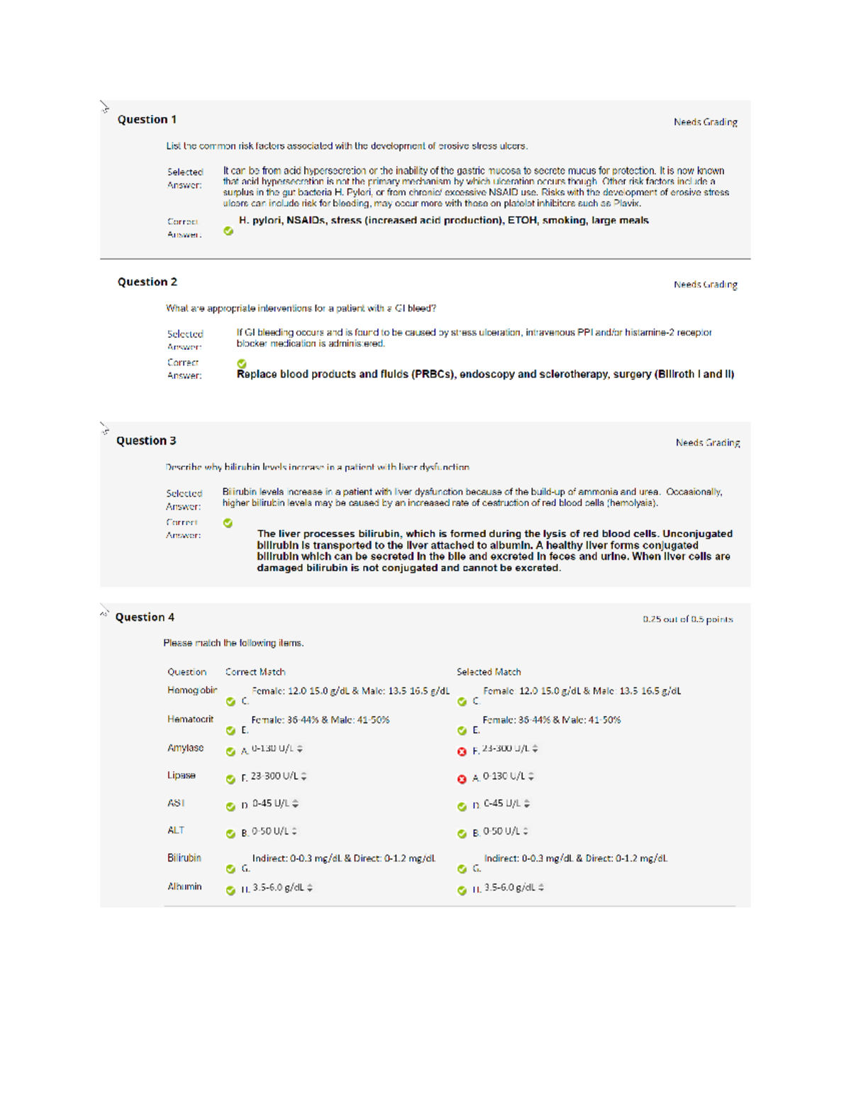 Med Surge III GI assignment answers - Copy - NUR 415 - Studocu