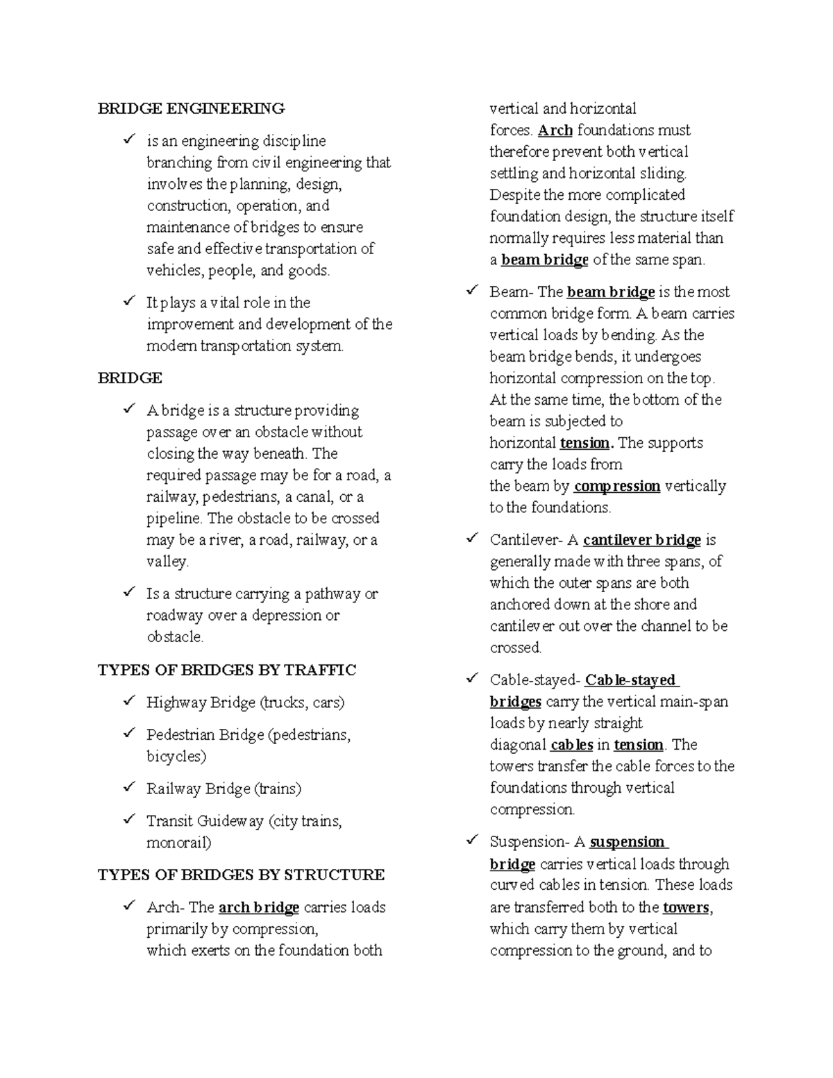 Bridge- Engineering - Summary of the book - BRIDGE ENGINEERING is an ...