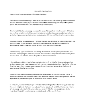 Ethics and Responsibility in Archaeology Notes - This encompasses ...