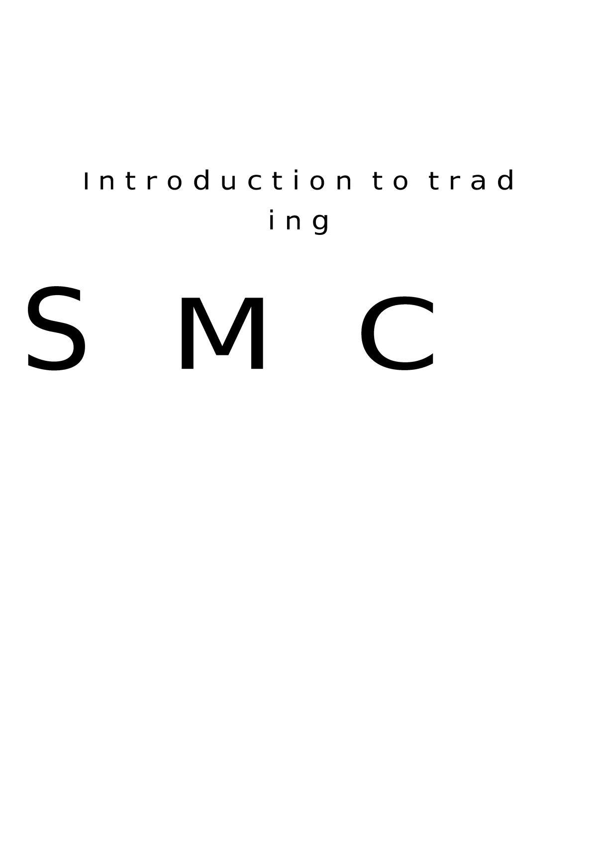 62a8746d5271ed41a8f205ea Smart Money Concepts Pdf I N T R O D U C T I