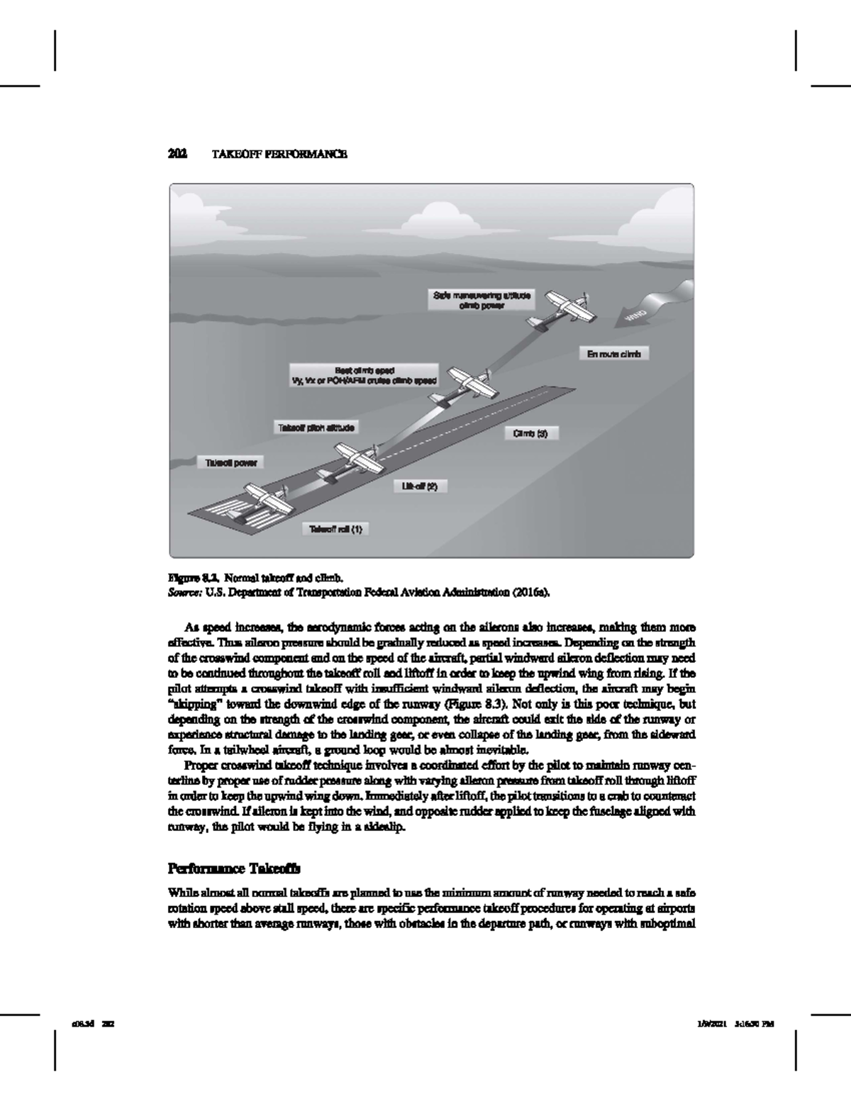 19 - aeronotics - 202 TAKEOFF PERFORMANCE Safe maneuvering altitude ...
