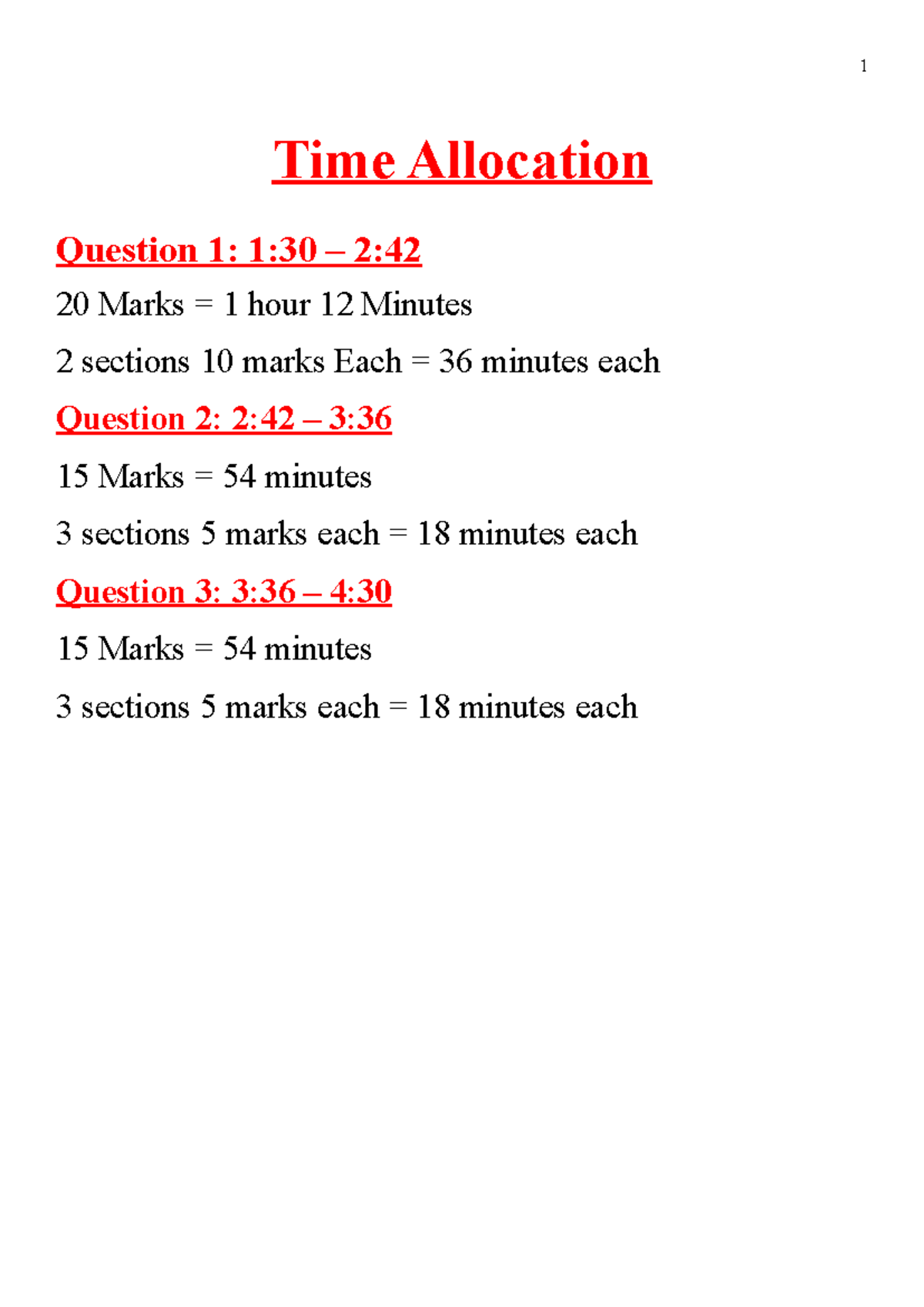 Administrative Law Exam Notes - Time Allocation Question 1: 1:30 – 2: ...