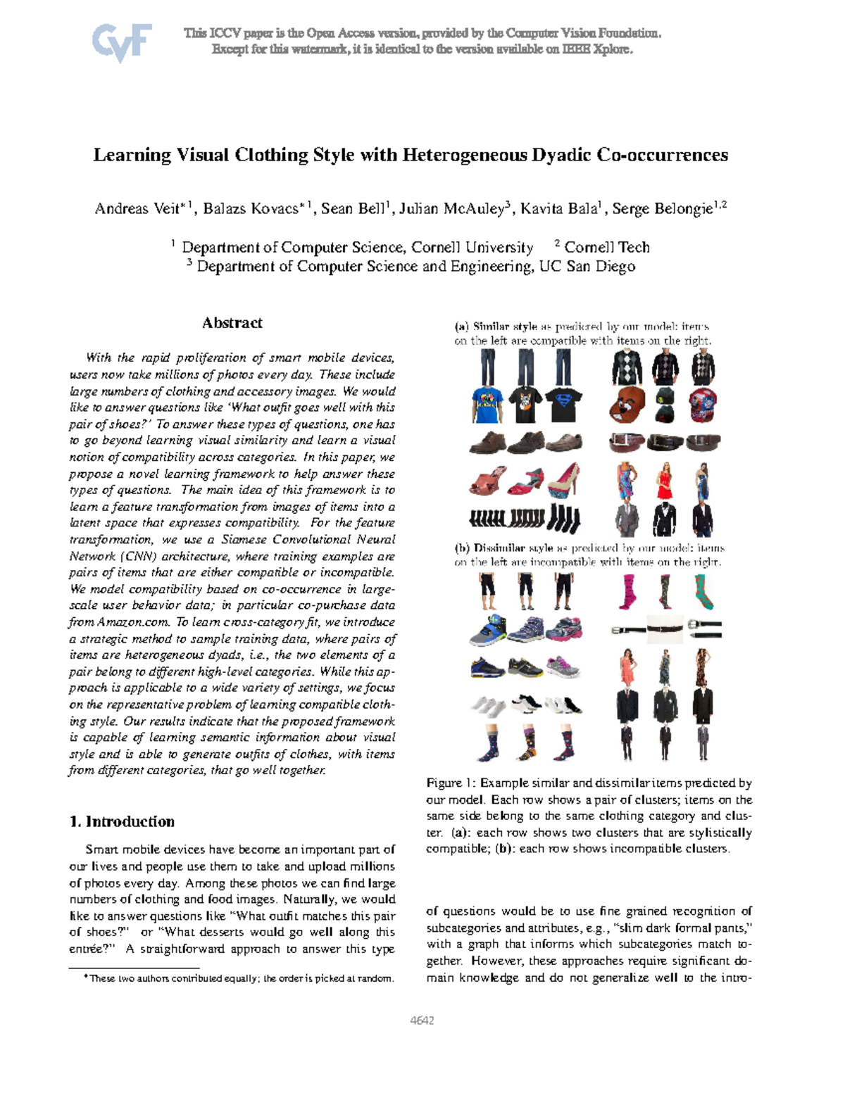 Veit Learning Visual Clothing ICCV 2015 paper - Learning Visual ...