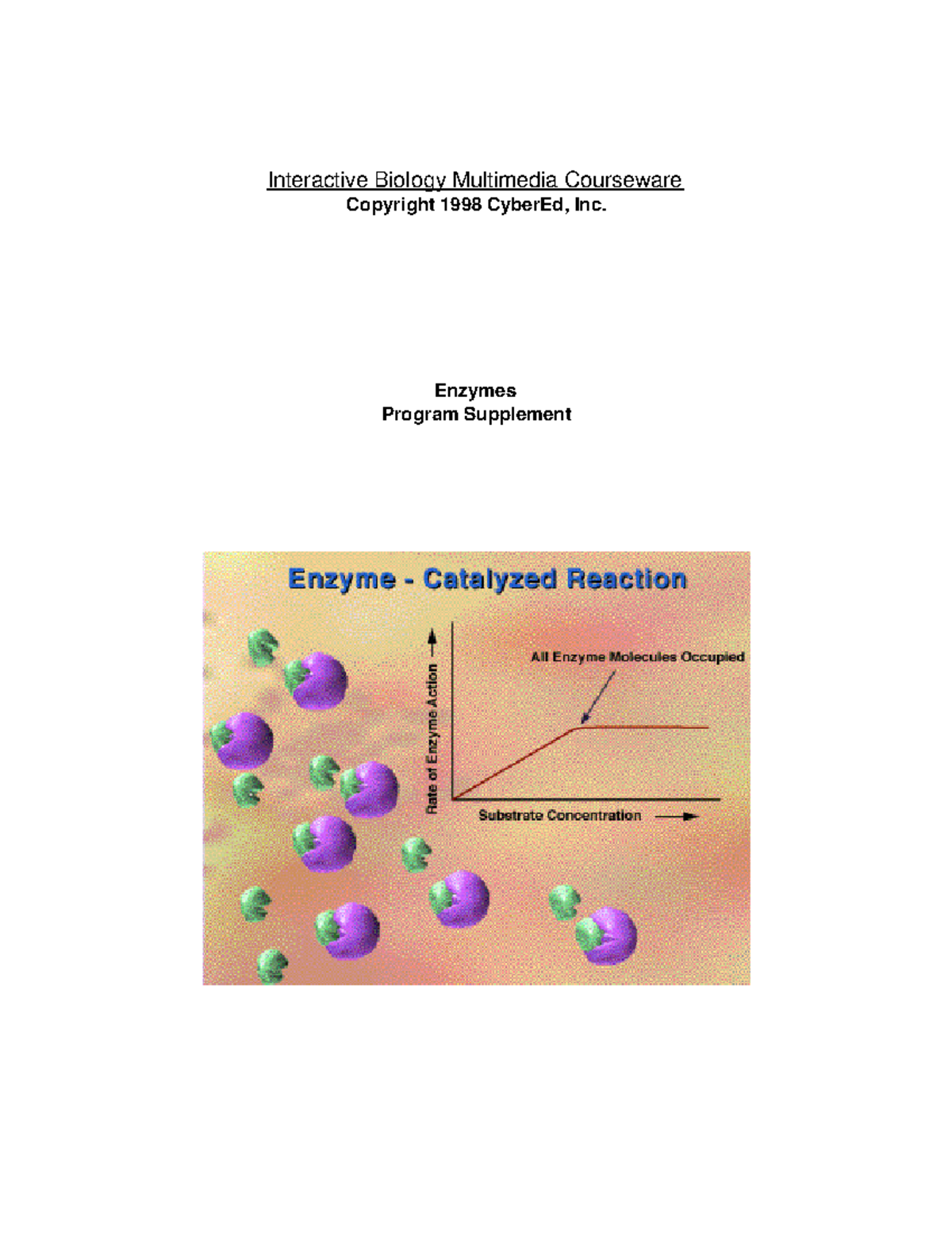 Enzymes-2 - Year 1 biochemistry 1 - Interactive Biology Multimedia ...