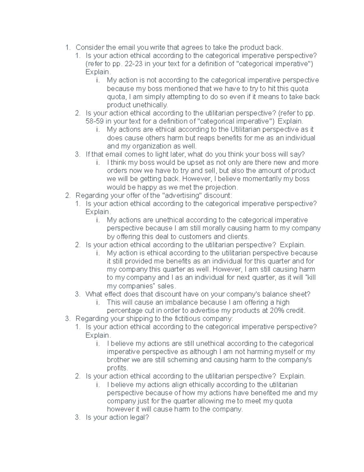 BUSI 11 Concept Exercise #4 Dialing For Dollars - Consider the email ...